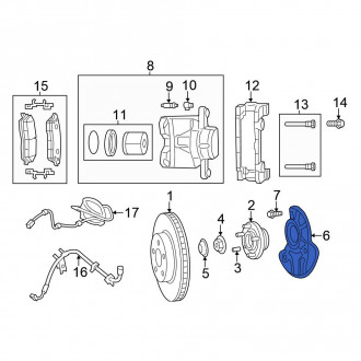 Chrysler 300 Brake Dust Shields & Backing Plates | CARiD