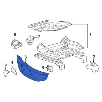 Chrysler 300 Rocker Panel Hardware | Clips, Brackets — CARiD.com