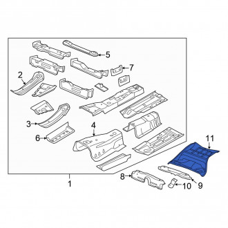 Chrysler 300 Rocker Panels, Floor Pans, Moldings — CARiD.com
