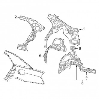 2019 Chrysler 300 Replacement Quarter Panels | CARiD