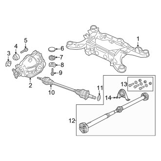 2014 Chrysler 300 OEM Driveline & Axle Parts - Hubs | CARiD