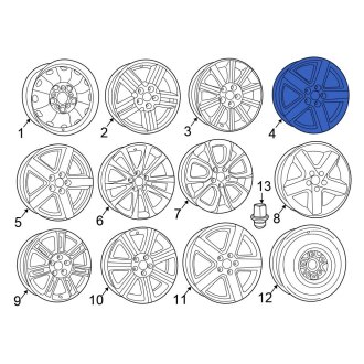 Chrysler 200 Factory Steel Wheels — CARiD.com