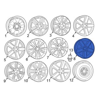 Chrysler 200 OEM Wheels & Tires | Lug Nuts, TPMS Sensors — CARiD.com