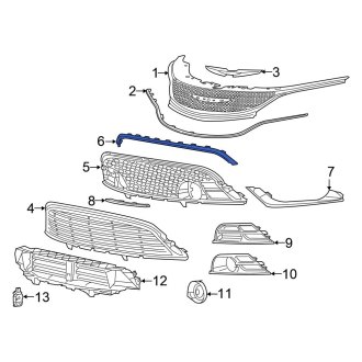 Chrysler 200 OEM Grilles | Factory Billet & Mesh Grilles — CARiD.com