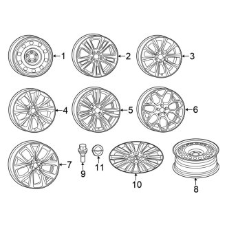 2015 Chrysler 200 Replacement Factory Wheels & Rims | CARiD