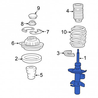 Chrysler 200 OEM Suspension Parts | Shocks, Struts — CARiD.com