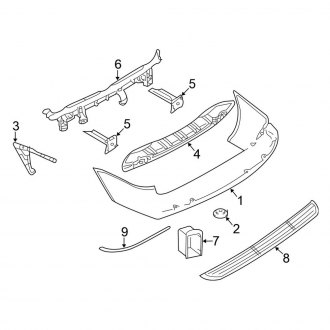 2001 Chrysler Town and Country Replacement Rear Bumpers & Parts | CARiD