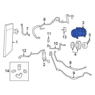Chrysler Town and Country OEM A/C & Heating Parts - Systems ...