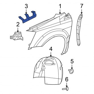 Chrysler Town and Country OEM Fenders | Factory Front & Rear Fenders ...
