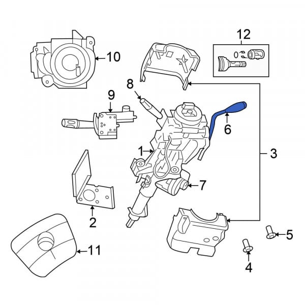 Chrysler OE 68263752AA - Automatic Transmission Shift Lever