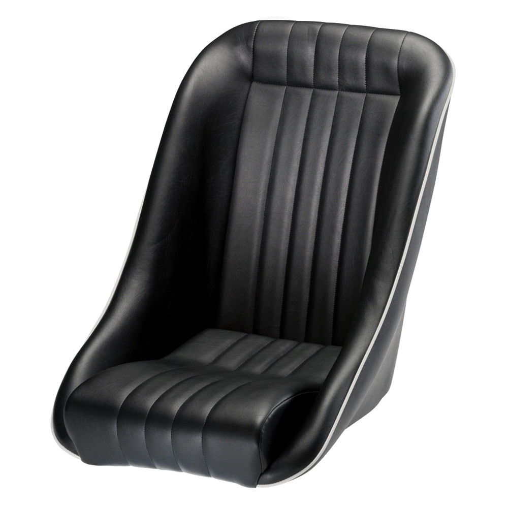 Cobra Seats® C CLC-V-BK - Classic CS Black Soft Grain Vinyl Race Seat ...