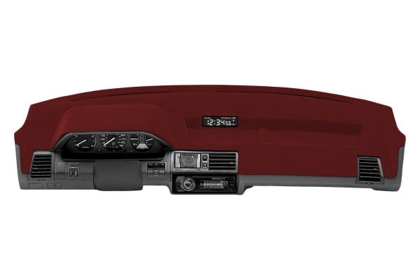 Coverking CDCV7TT7421 Velour Red Custom Dash Cover