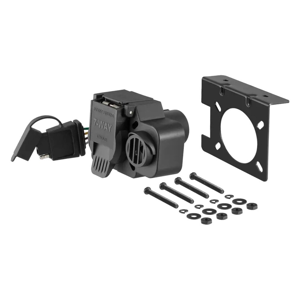 CURT® 57101 - Dual-Output Connector with Backup Alarm