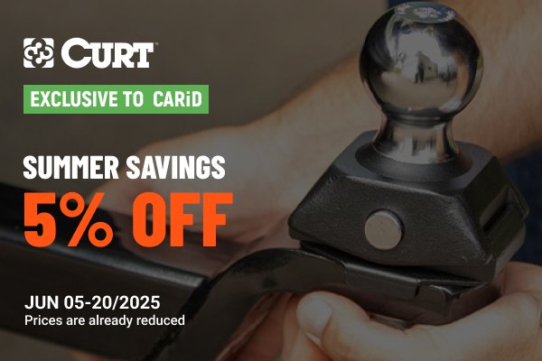 CURT® 18145 - Basket Cargo Carrier with Fixed Shank for 1-1/4" and 2 ...