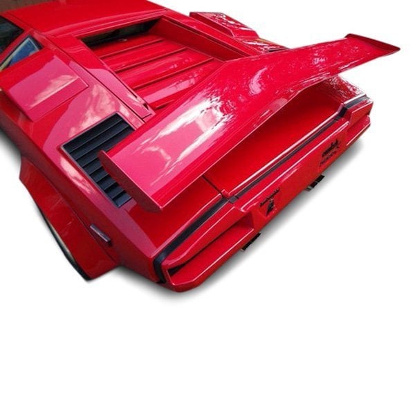 D2S® LMC-W1-UNPAINTED - LP500 Style Fiberglass Big Rear Wing (Unpainted)