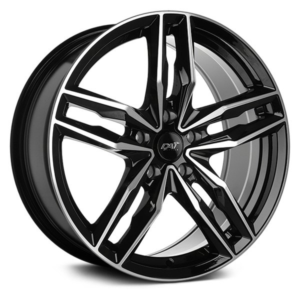 DAI ALLOYS® DW125 MODA Wheels - Gloss Black with Machined Face Rims