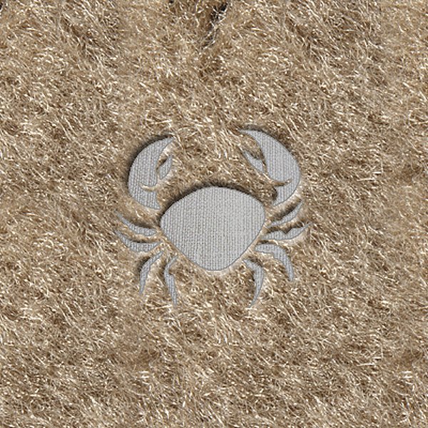 DashMat® LS347 - Silver "Cancer" Embroidered Logo