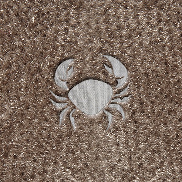 DashMat® LS347 - Silver "Cancer" Embroidered Logo