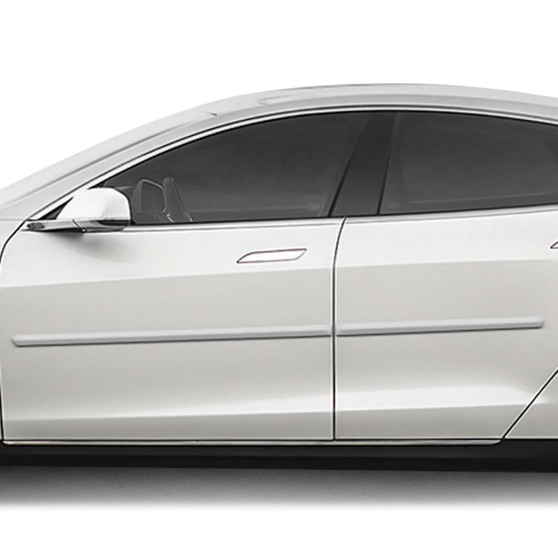 Tesla Model S Custom Body Side Moldings | CARiD