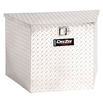 Trailer Tool Boxes - Tongue Mount, Diamond Plate, Aluminum