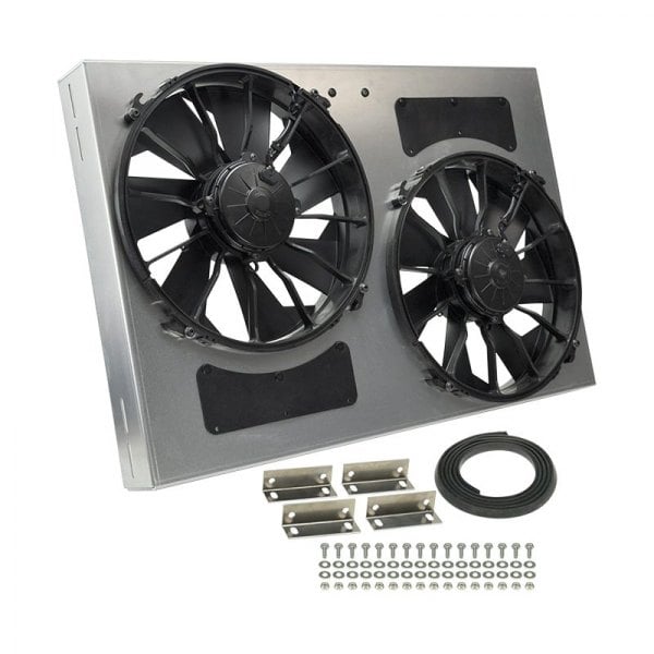 Derale Performance® 16837 - Dual Electric Radiator Fan with Aluminum ...