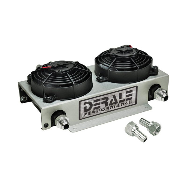 Derale Performance® 15845 - Hyper-Cool Dual Cool Remote Cooler