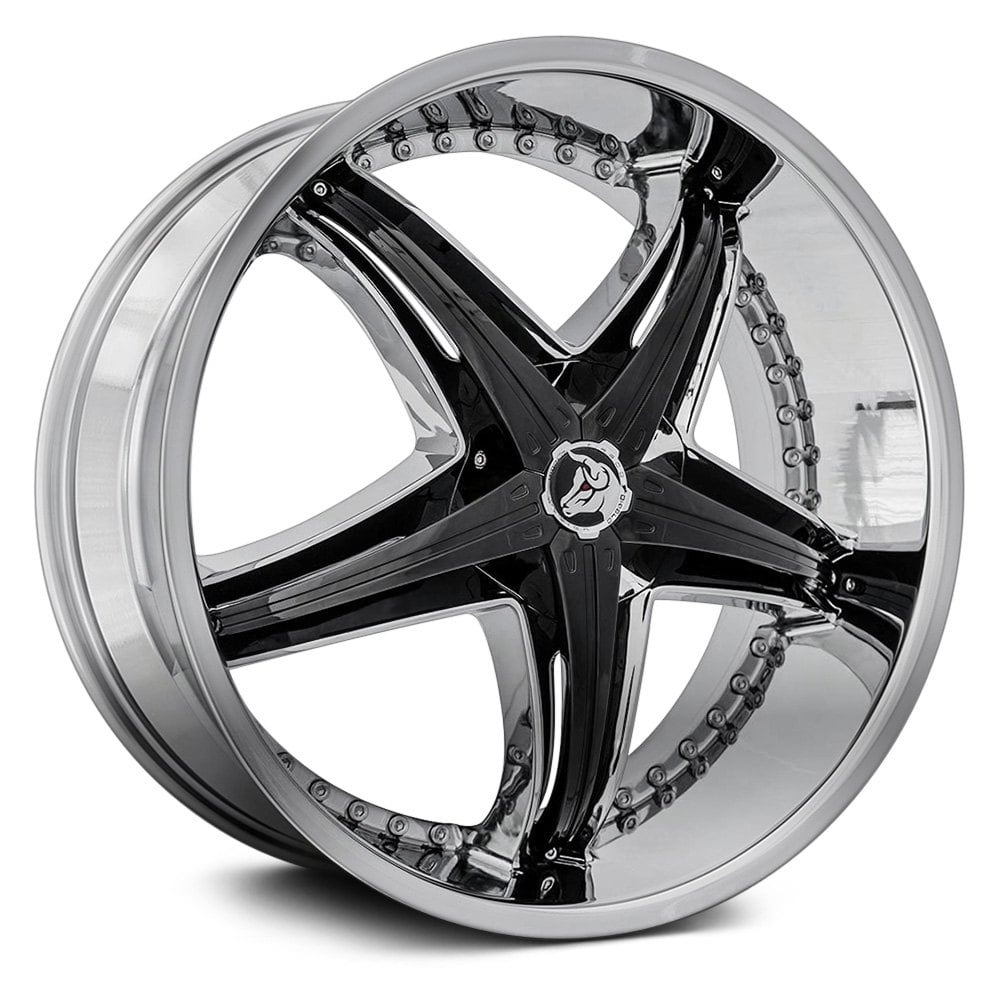 DIABLO® REFLECTION X Wheels - Chrome with Black Inserts Rims