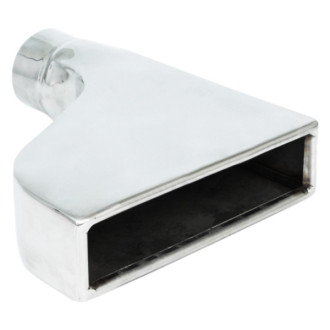 Universal Exhaust Tips - Dual, Double Wall, Rolled Edge, Angle Cut ...
