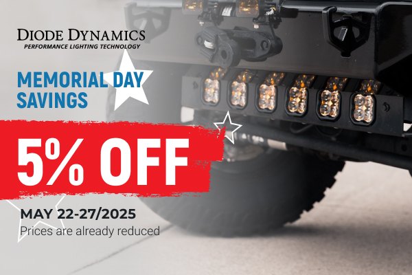 Diode Dynamics® - Hood Ditch Mounted Stage Pro Standard Series 2" 2x25 ...