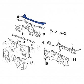 Dodge Magnum Cowl Panels & Parts | Vent Grills — CARiD.com