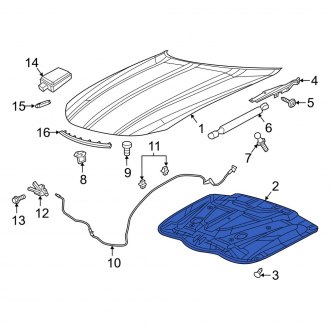 Under Hood Insulations - Pads, Liners, Heat Shields | CARiD