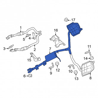 Dodge Charger OEM Exhaust Parts - Systems, Tips, Pipes | CARiD