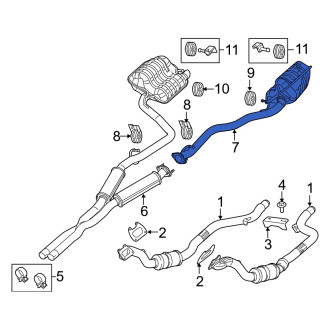 Dodge Charger OEM Exhaust Parts - Systems, Tips, Pipes | CARiD