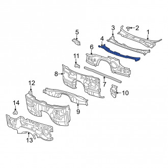 Dodge Magnum Cowl Panels & Parts | Vent Grills — CARiD.com