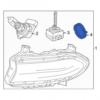 Dodge Charger Headlight Components | Brackets, Adapters — CARiD.com