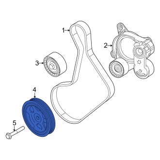 Dodge Hornet Engine Pulleys | Idler, Crankshaft — CARiD.com