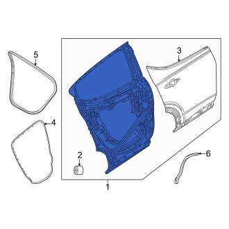 Dodge Hornet Replacement Door Shells & Skins — CARiD.com