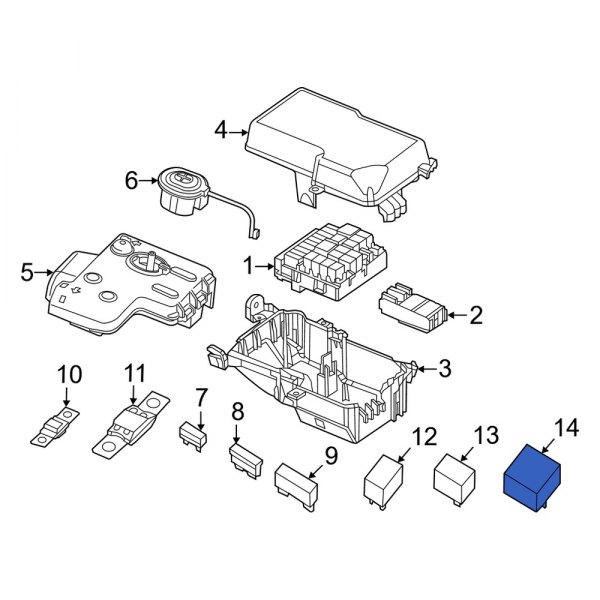 Dodge OE 68053218AA - Accessory Power Relay