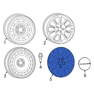 Dodge OEM Wheel Covers | Hub Caps, Wheel Skins — CARiD.com
