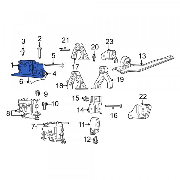 Dodge OE 5105489AK - Engine Mount