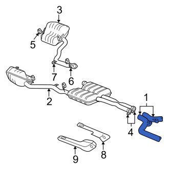 Dodge Charger OEM Exhaust Parts | Systems, Tips, Pipes — CARiD.com