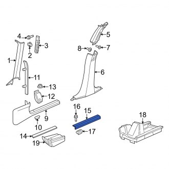 Dodge Charger Replacement Door Sills — CARiD.com