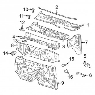 2002 Dodge Ram Replacement Hoods - Hinges, Supports | CARiD
