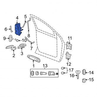 Dodge Ram Door Locks + Components | CARiD