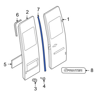 Dodge Sprinter Door Seals & Weatherstripping – CARiD.com