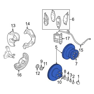 Dodge B-Series OEM Brake Parts | Pads, Bleeders, Rotors — CARiD.com