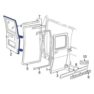 Dodge Ram Van Replacement Door Shells & Skins — CARiD.com