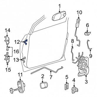 Dodge Grand Caravan Door Hinges, Pin & Bushing Kits – CARiD.com