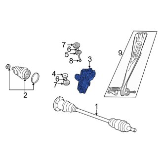 Dodge Grand Caravan Axle Assemblies | Front & Rear — CARiD.com