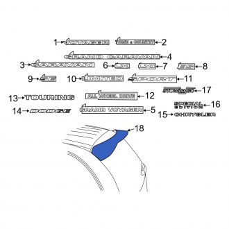 Dodge Grand Caravan Spoilers | Custom, Factory, Roof, Lip & Wing Spoilers